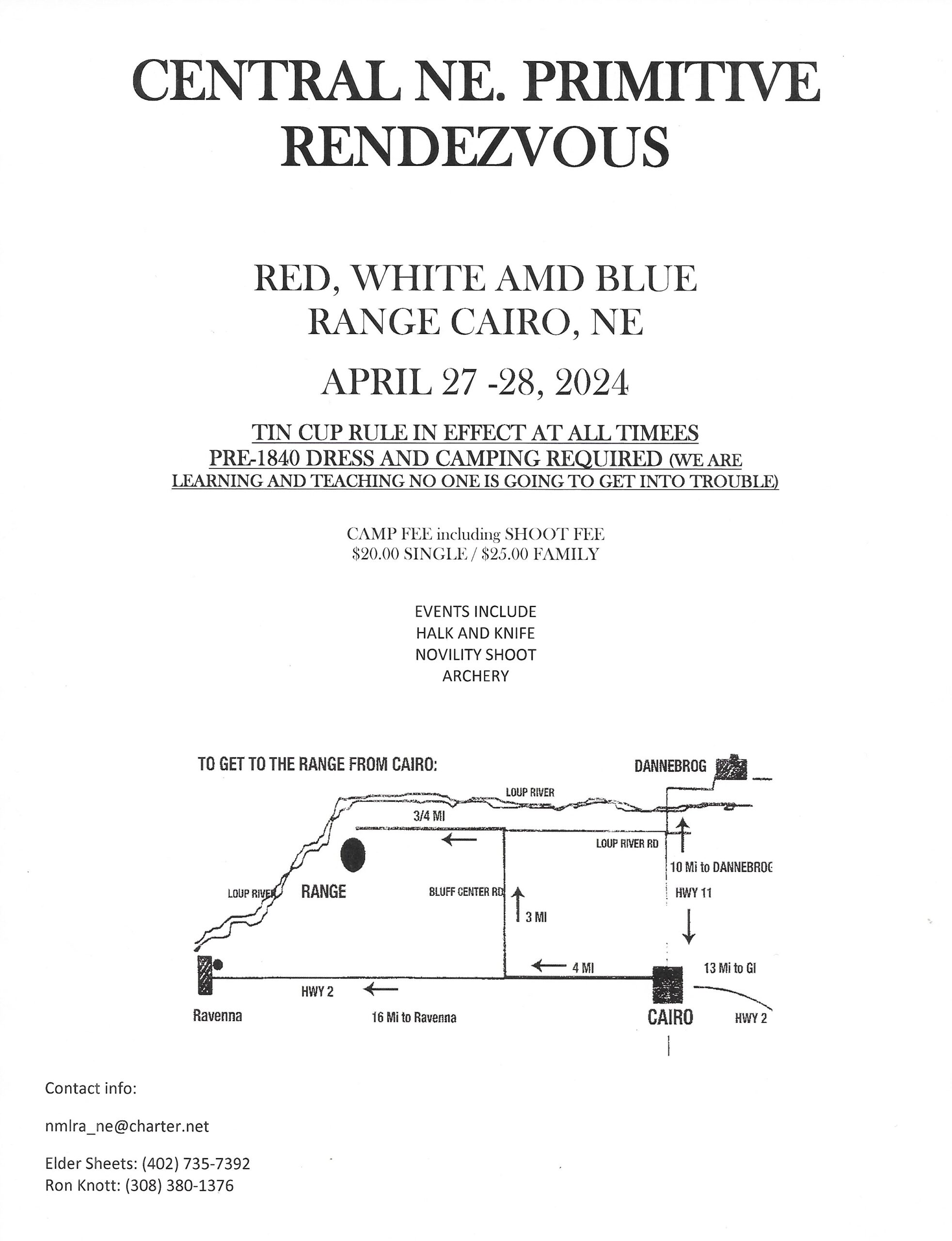 United Nebraska Muzzleloaders Association - Event Calendar