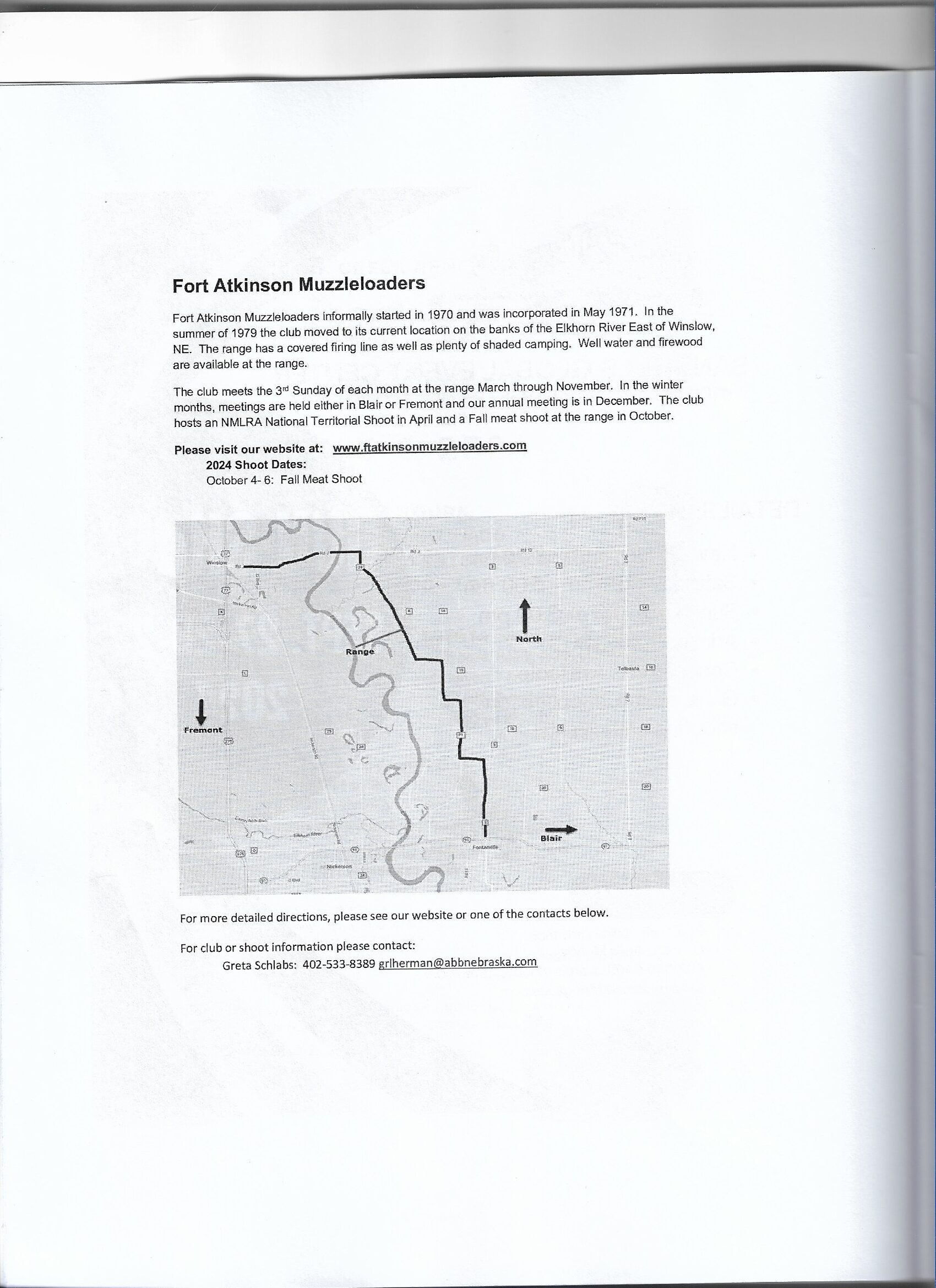 United Nebraska Muzzleloaders Association - Event Calendar