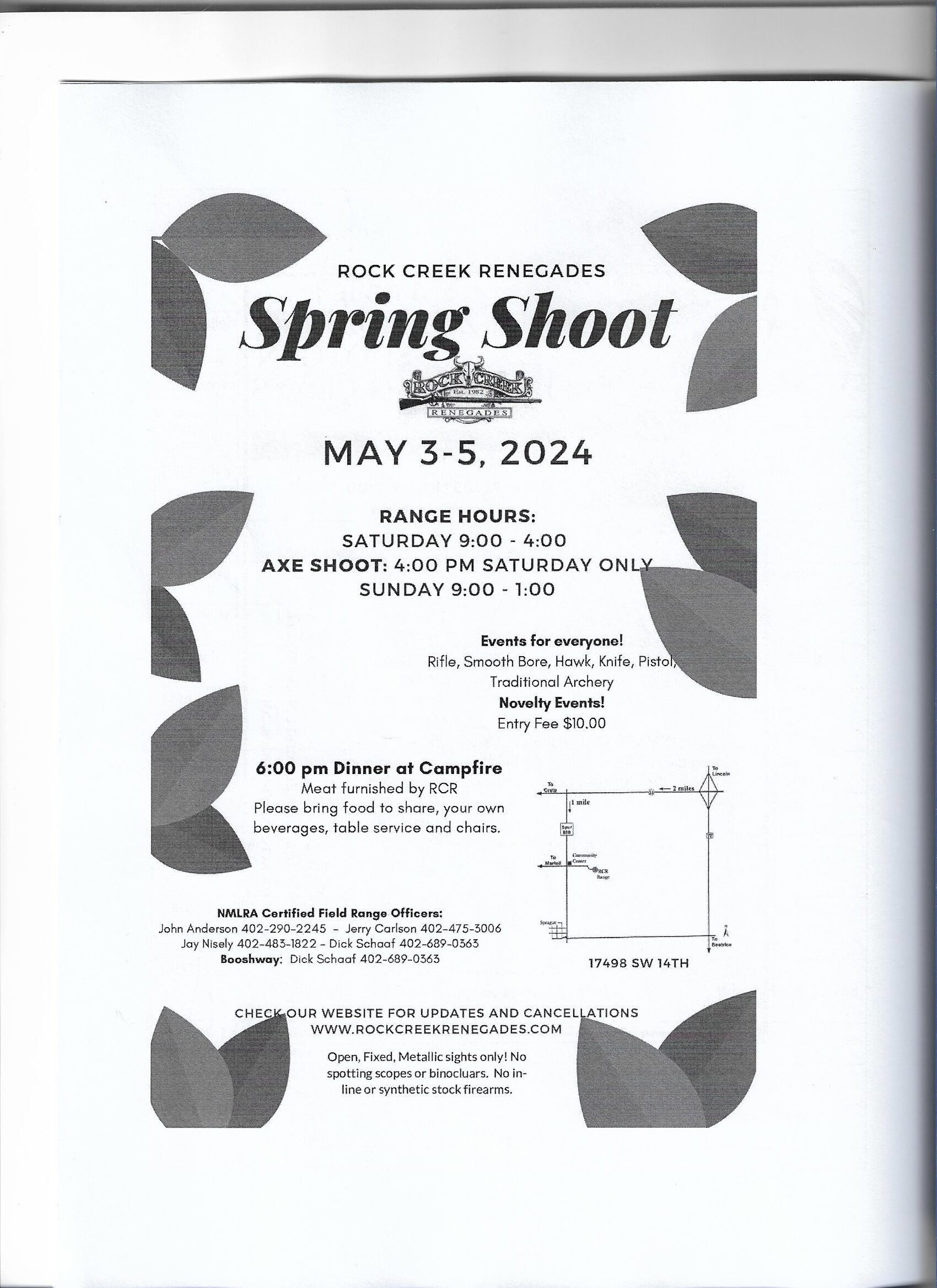 United Nebraska Muzzleloaders Association - Event Calendar